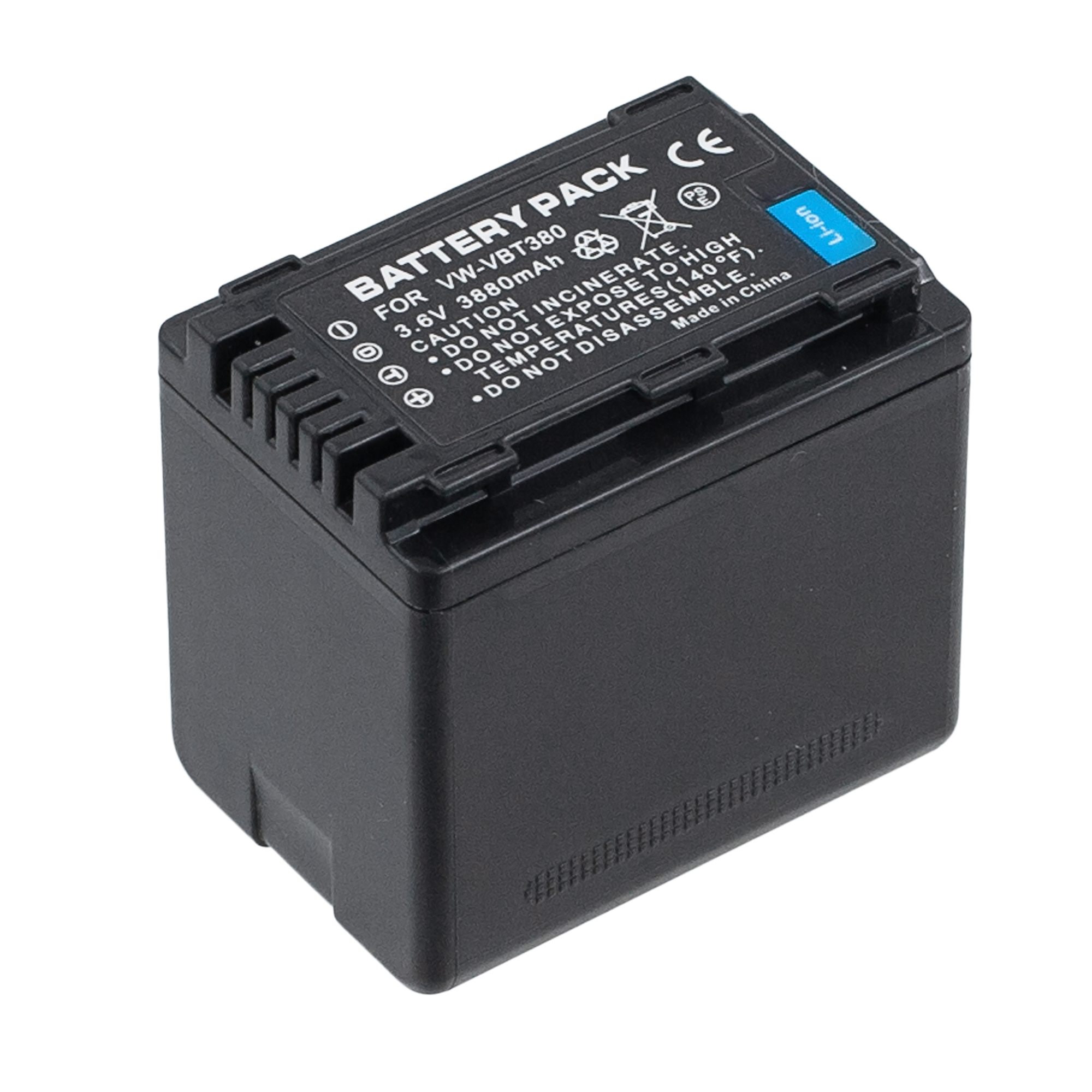Аккумулятор VW-VBT380 для Panasonic HC-V770 | HC-V260 | HC-VX980 | HC ...