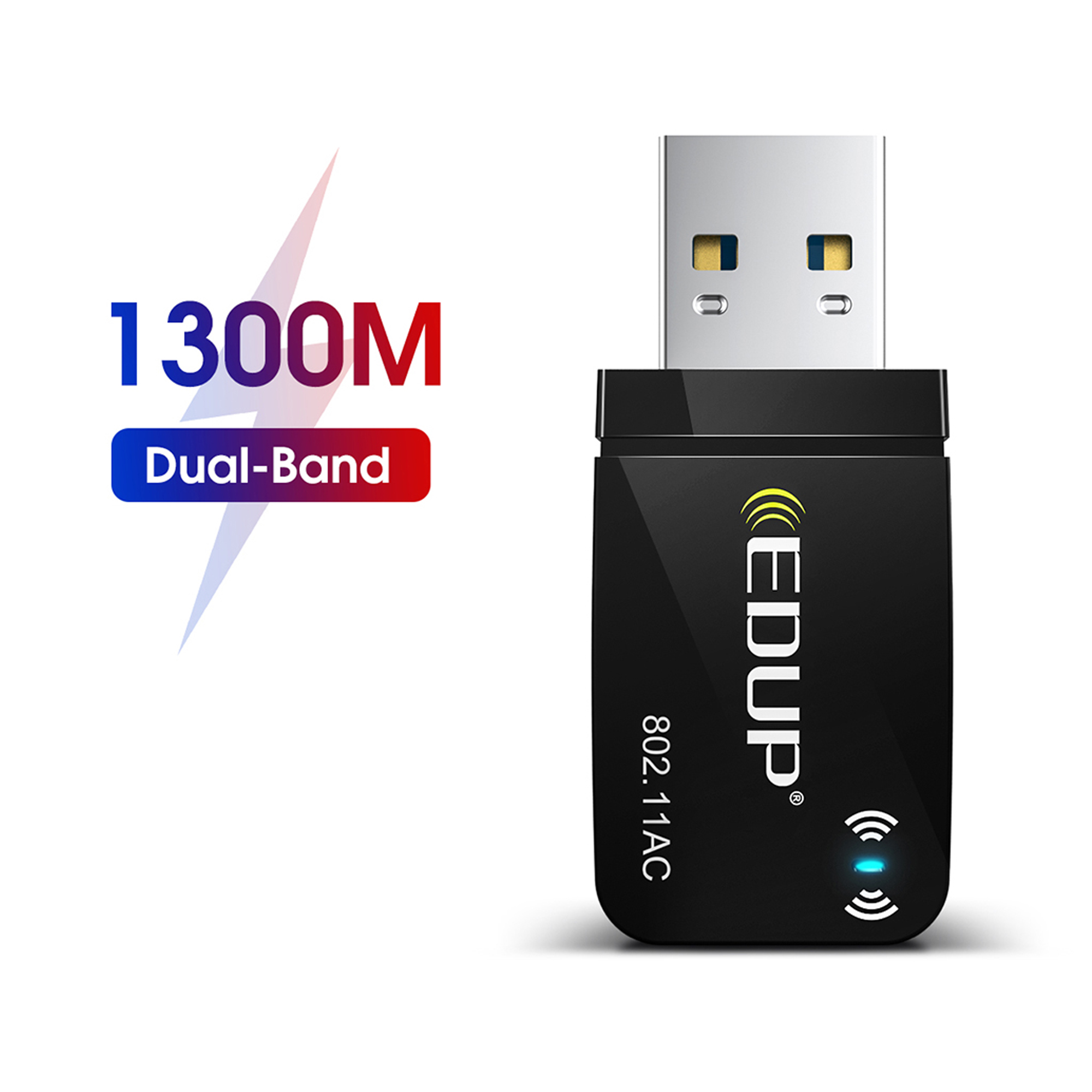 Адаптер Wi-Fi AC1300 с подключением USB 3.0, RTL8812BU купить с ...