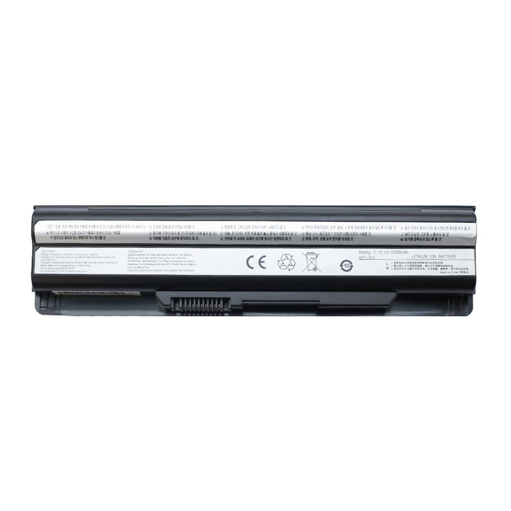 Батарея (аккумулятор) BTY-S14 для ноутбуков MSI - 5200mah купить по ...