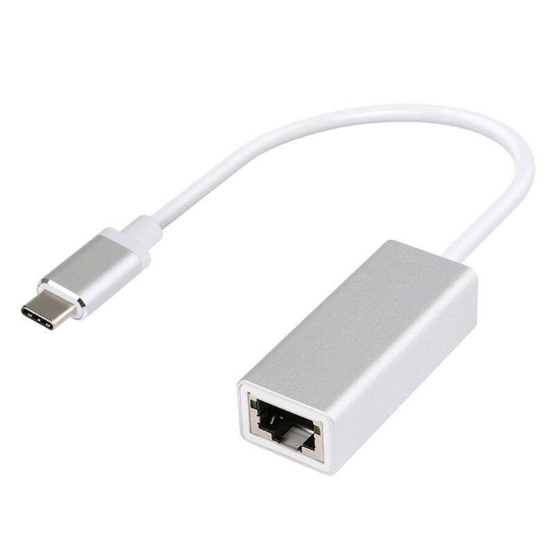 Адаптер, переходник с Type-C на RJ-45 серебристого цвета купить в Спб и ...