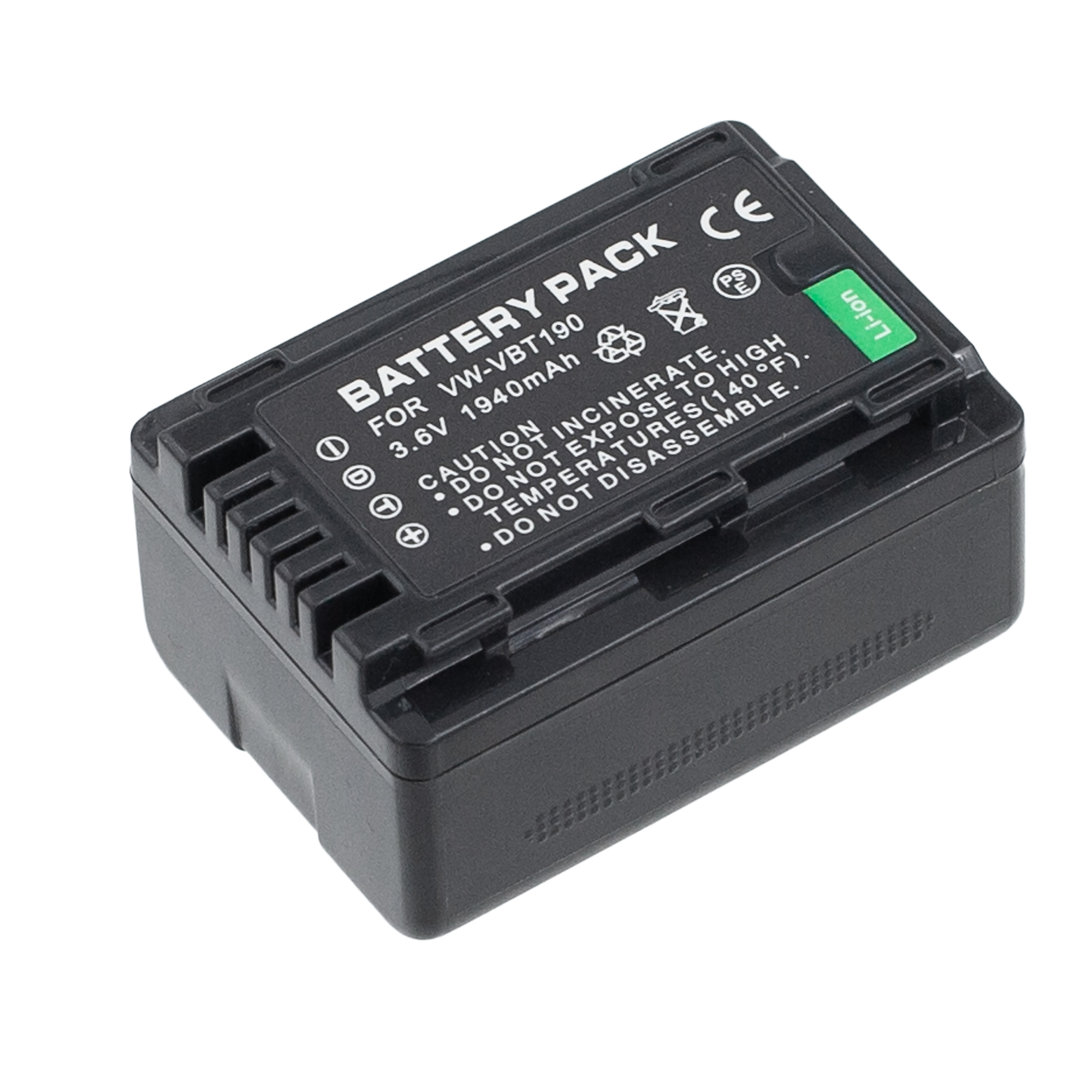 Аккумулятор VW-VBT190 для Panasonic HC-V770 | HC-V260 | HC-VX980 | HC ...